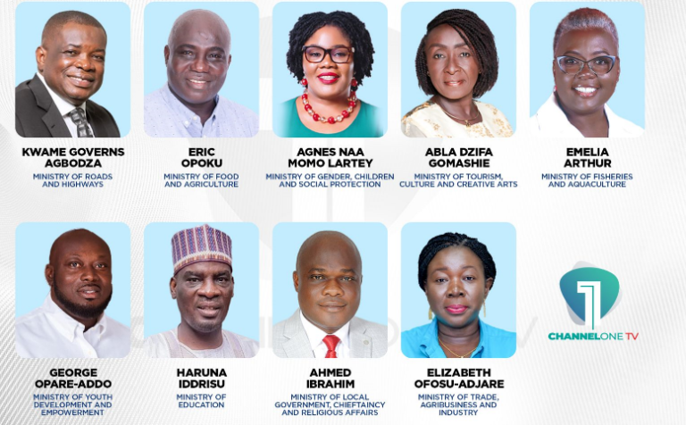 See the new ministers-designate nominated by Mahama - Channel1 News