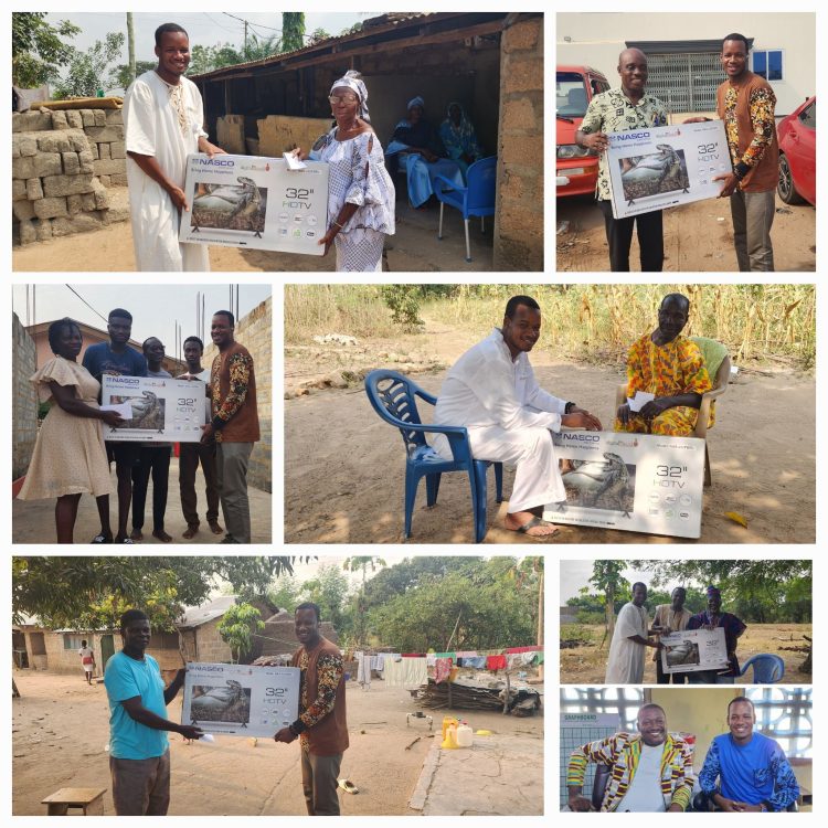 Umaru Sanda honours his primary school teachers with TV sets, cash ...