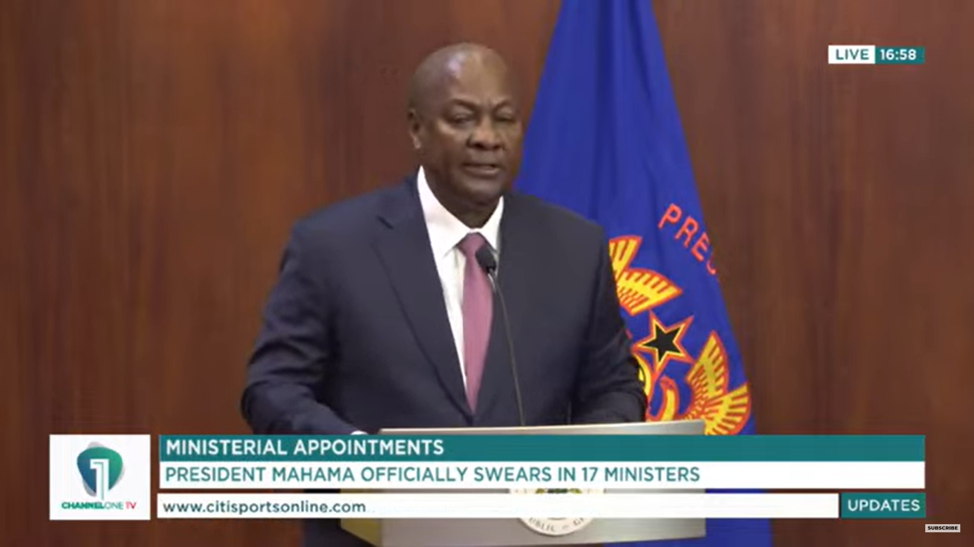 Mahama to Regional Ministers: Fulfill Your Promises - Channel1 News