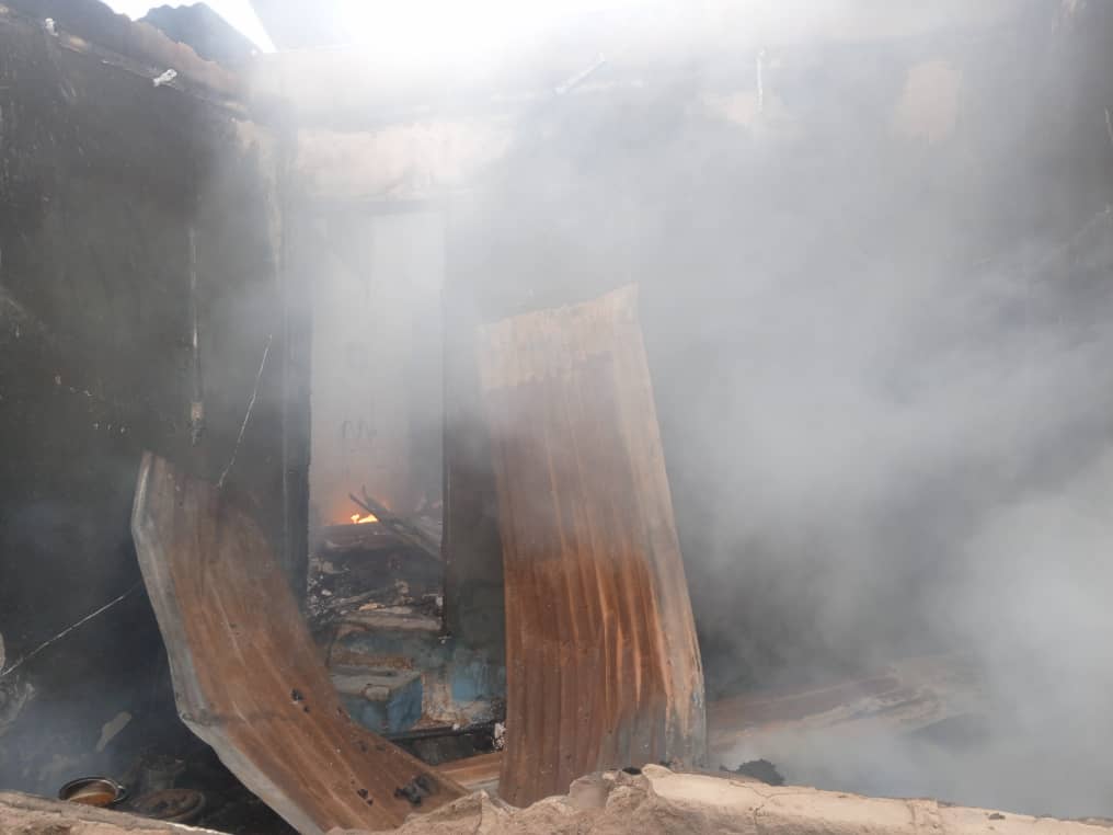 Kumasi: Fire destroys building at Bomso - Channel1 News
