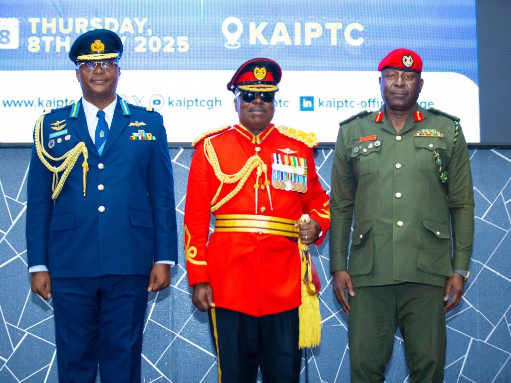 Air Commodore Akrong takes over as new KAIPTC Commandant - Channel1 News